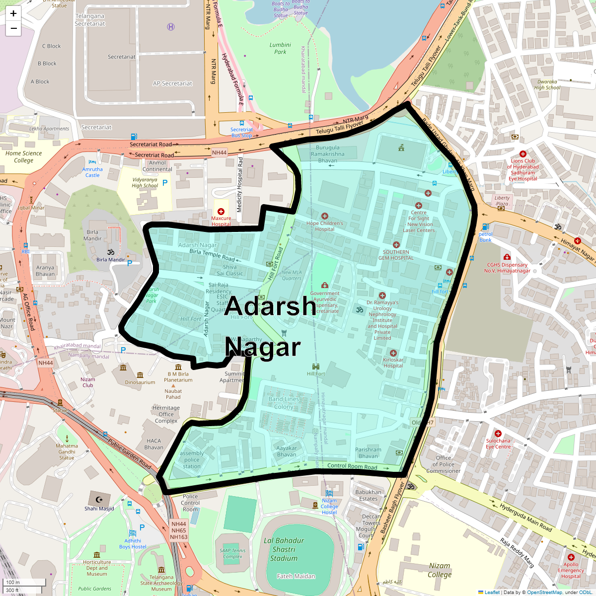 Maphars Saba Residency Floor Plans - Red Hills, Hyderabad