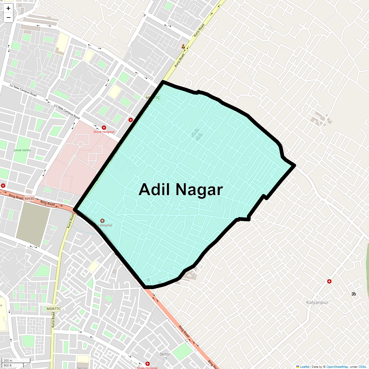 R Sons Express Residency Floor Plans - Aliganj, Lucknow