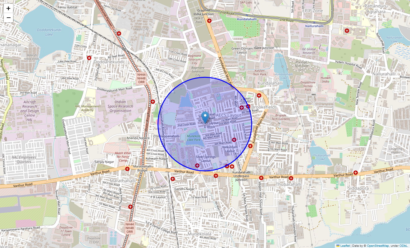 AECS Layout Bangalore Overview - Map, Property Rates, Projects, Reviews ...