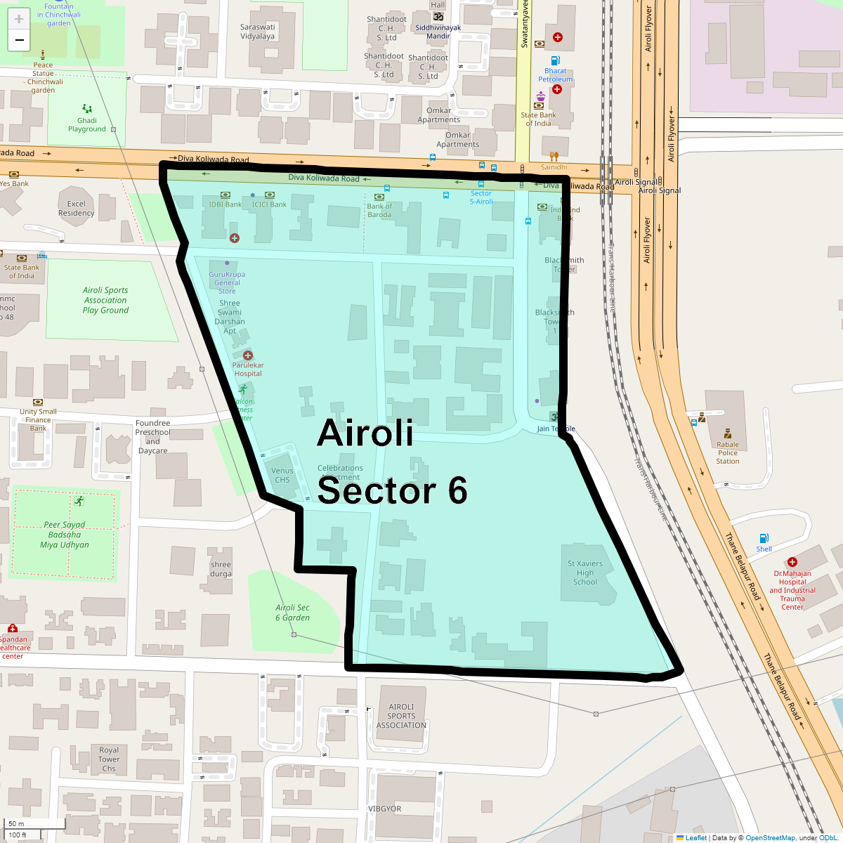 Airoli Sector 6, Navi mumbai: Property Rates, Map, Photos & Videos, Reviews