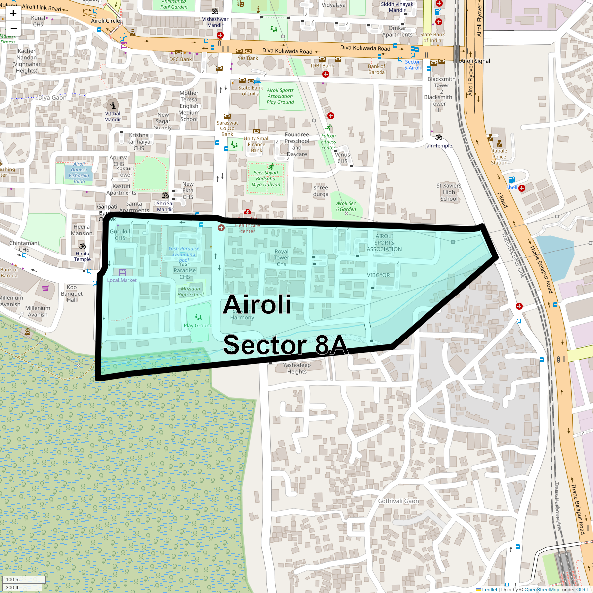 Airoli Sector 8a, Navi mumbai: Property Rates, Map, Photos & Videos ...