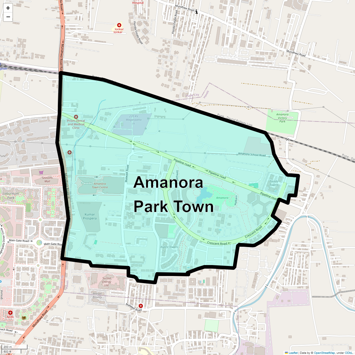 Amanora Park Town, Pune: Property Rates, Map, Photos & Videos, Reviews