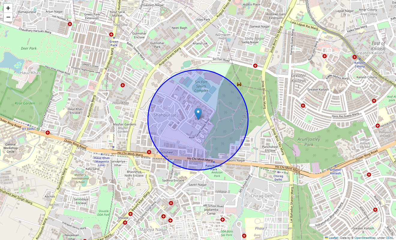 Asian Games Village Complex Delhi Overview - Map, Property Rates ...