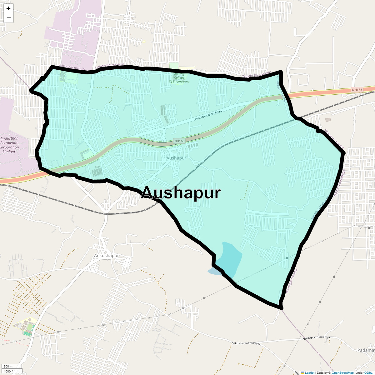 Transcon Lakshmi Narasimha Residency Location Map - Bhuvanagiri, Hyderabad