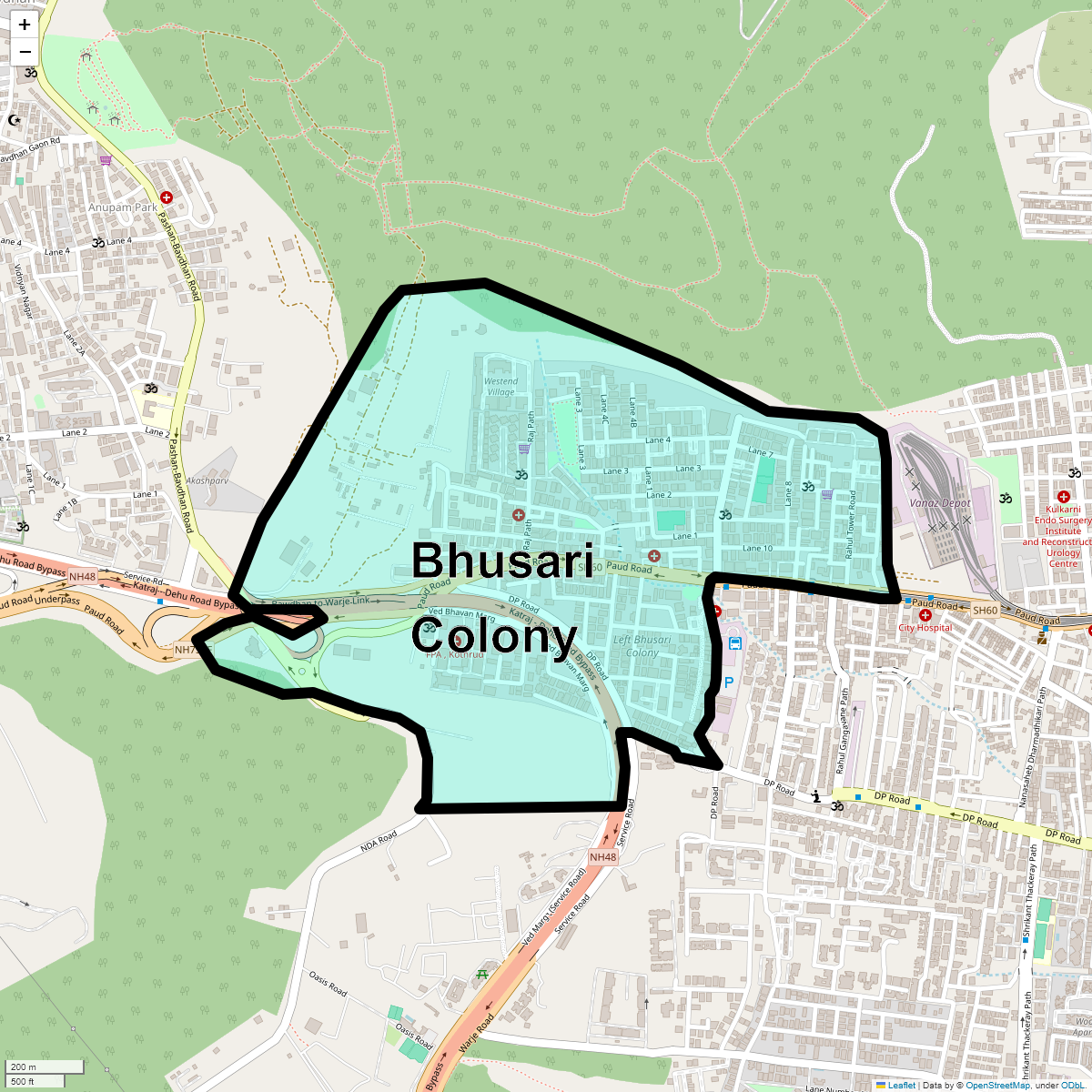 Bhusari Colony Pune Overview - Map, Property Rates, Projects, Reviews ...
