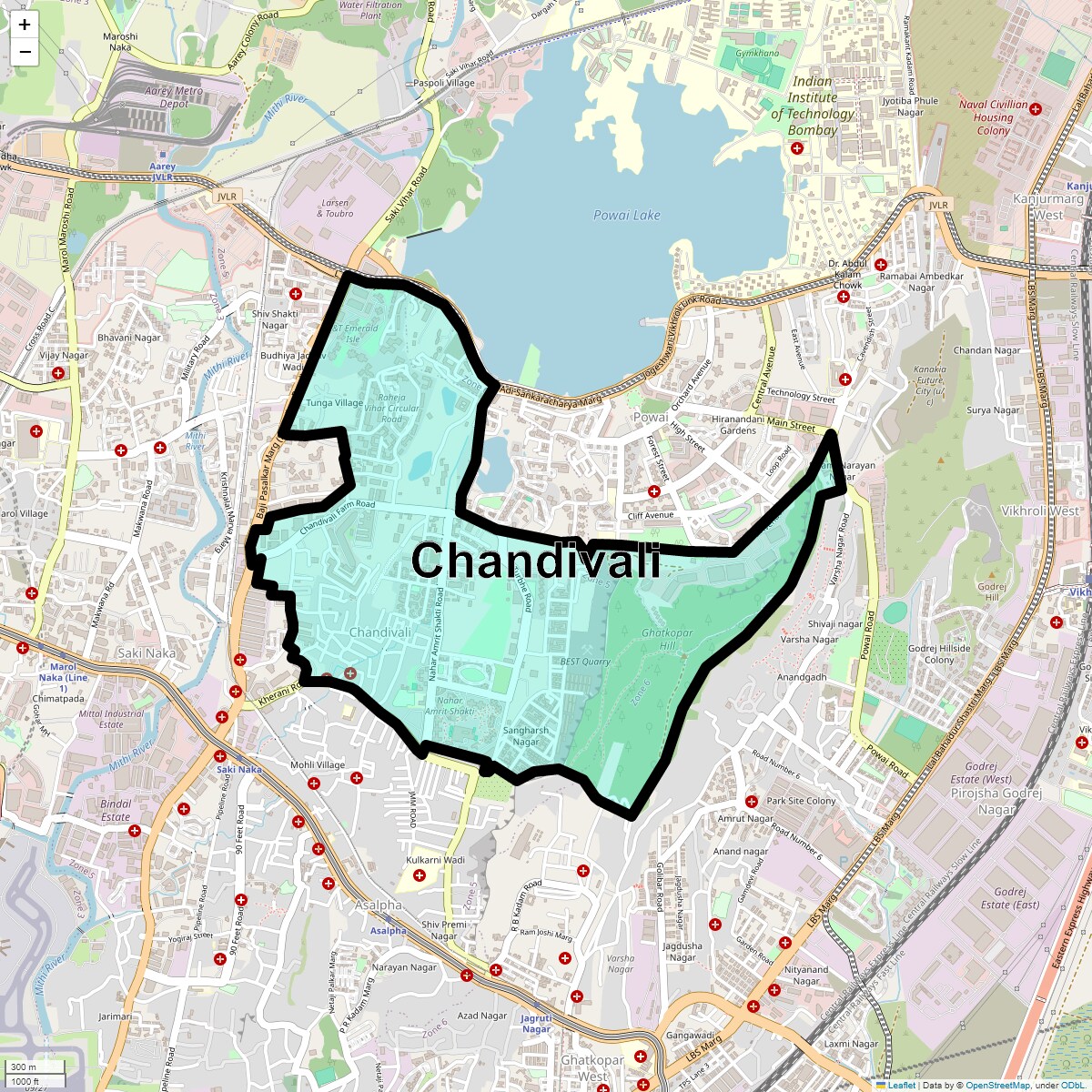 Chandivali Mumbai Overview - Map, Property Rates, Projects, Reviews ...