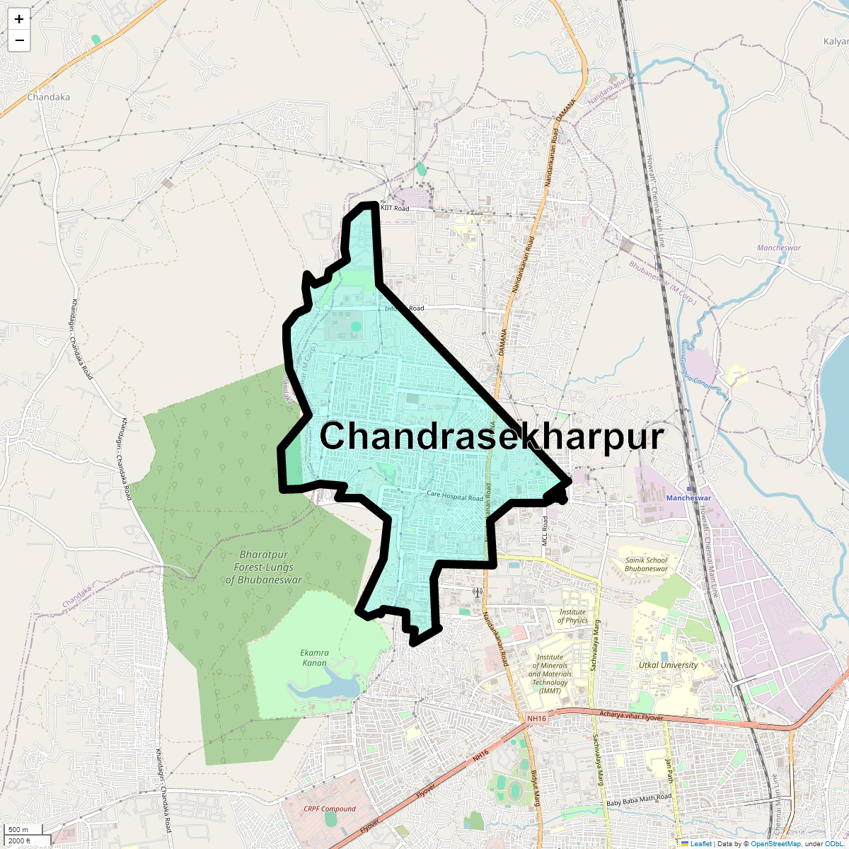 Chandrasekharpur Bhubaneswar Overview - Map, Property Rates, Projects ...