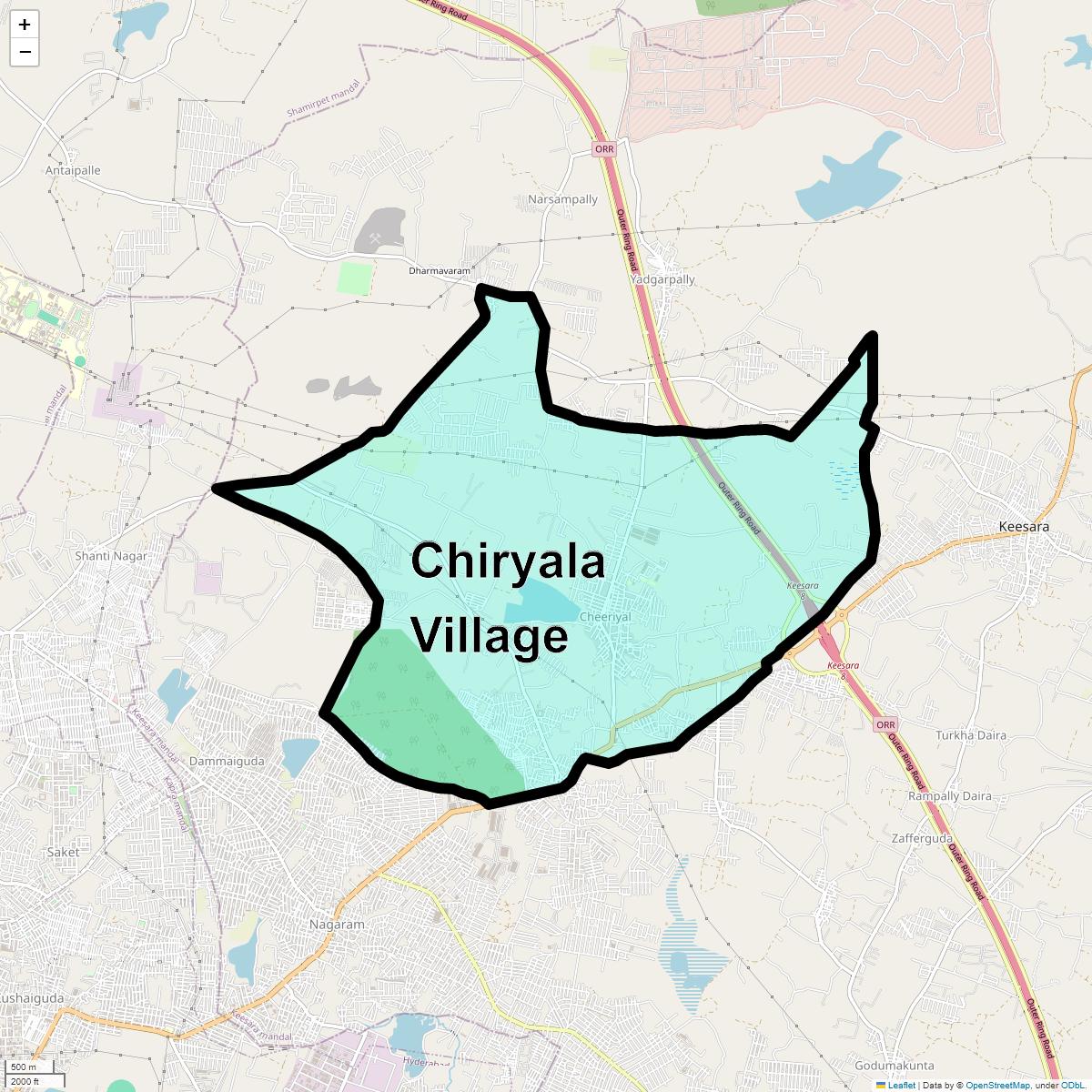 Chiryala Village Hyderabad Overview - Map, Property Rates, Projects ...