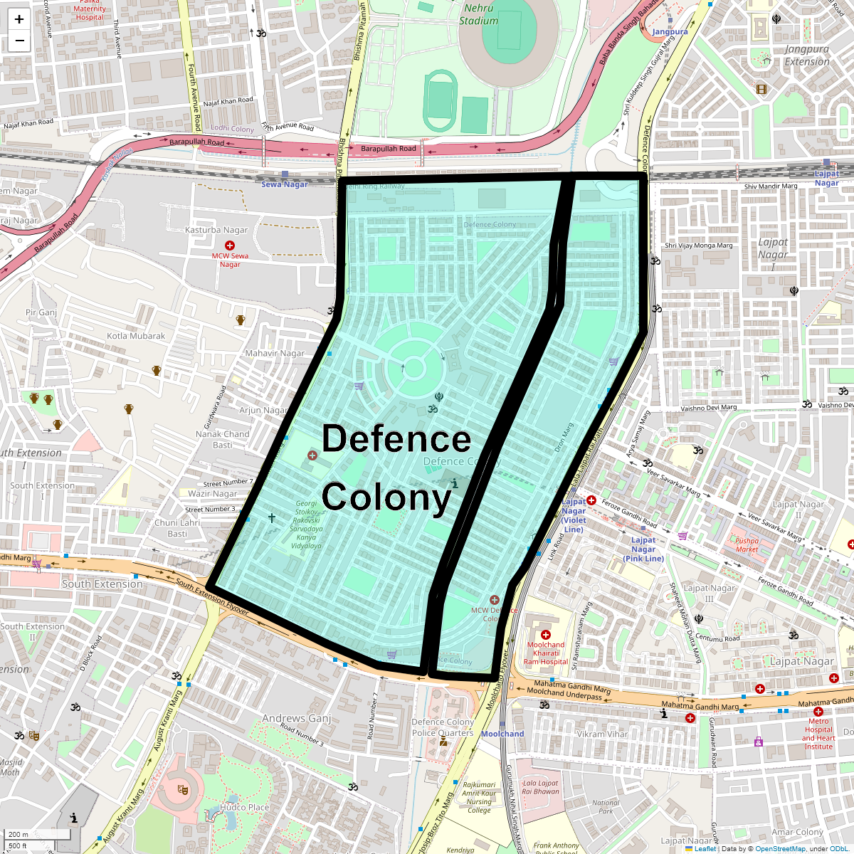 Defence Colony, Delhi: Property Rates, Map, Photos & Videos, Reviews