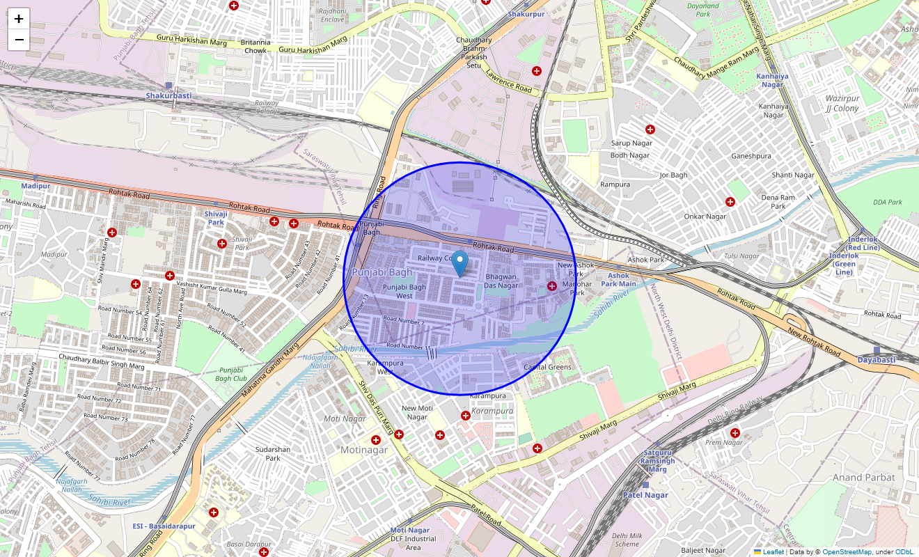 Punjabi Bagh, Delhi: Map, Photos and Videos, Property Rates, Ratings ...