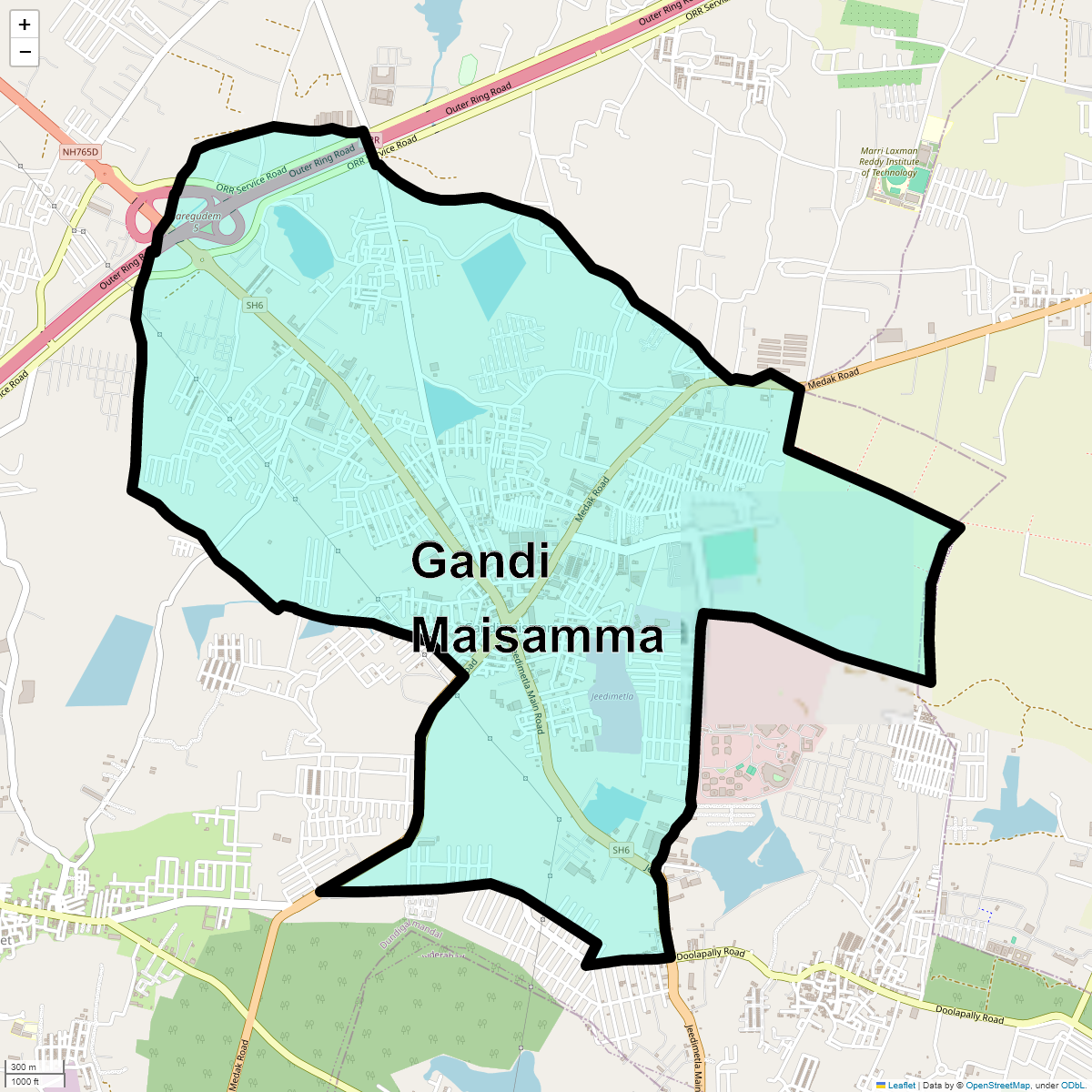 Gandi Maisamma Hyderabad Overview - Map, Property Rates, Projects ...