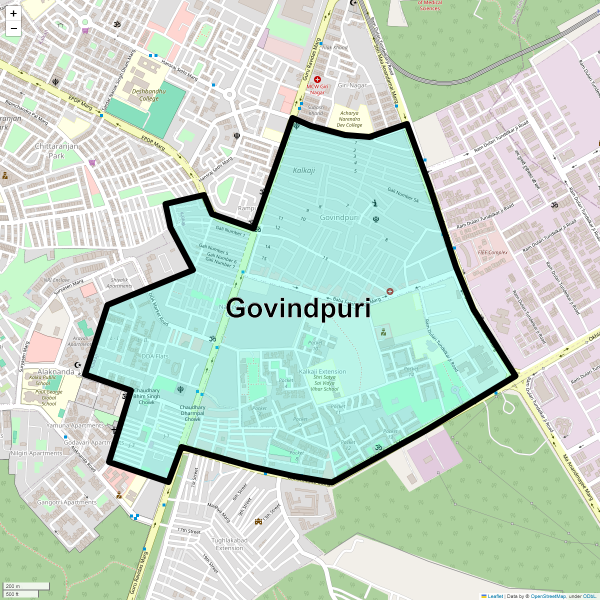 Govindpuri, Delhi: Property Rates, Map, Photos & Videos, Reviews