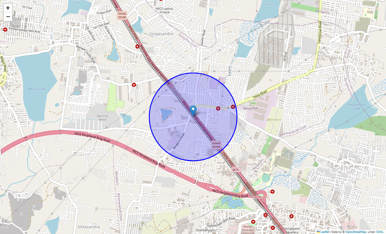 Hearty Homes Floor Plans - Singasandra, Bangalore