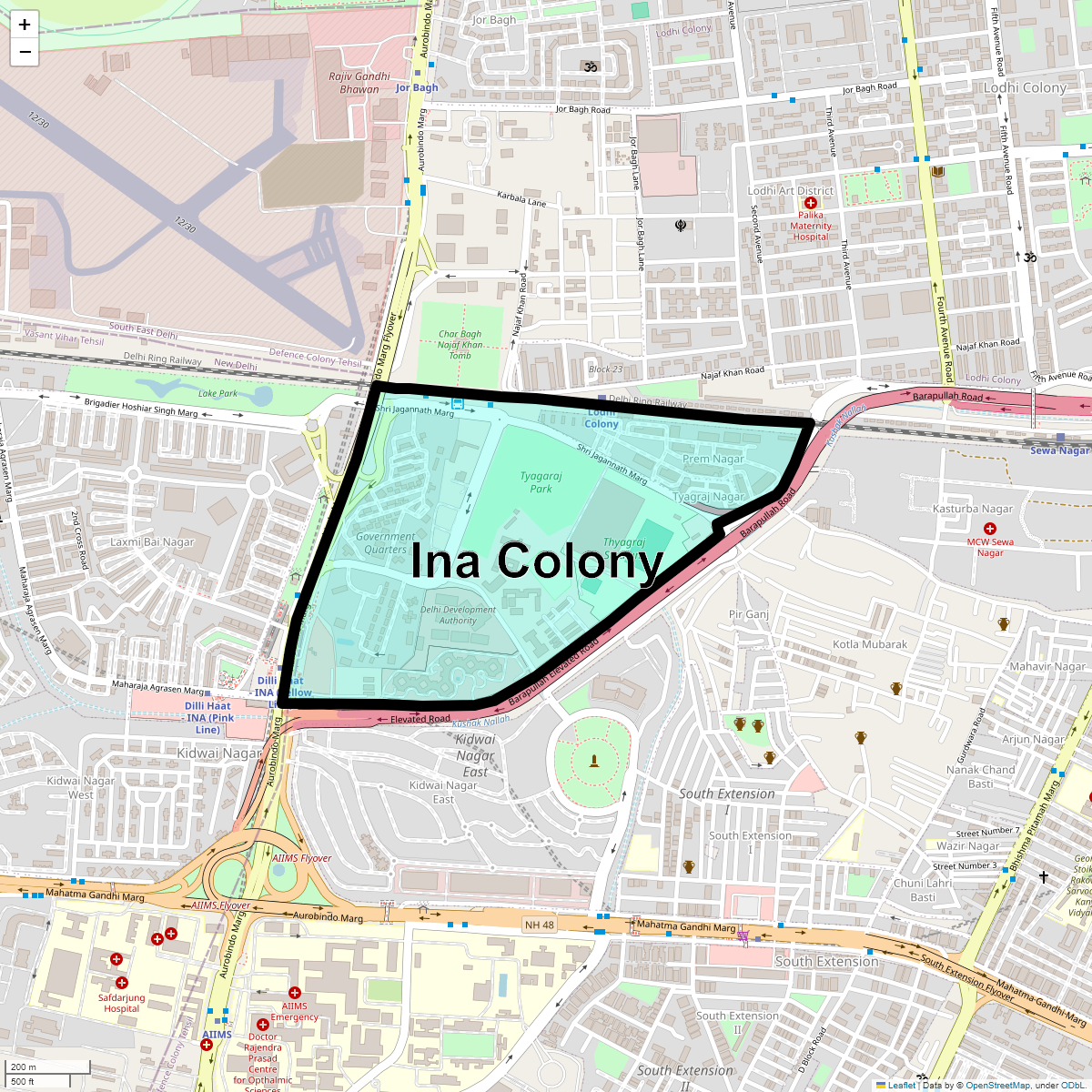Ina Colony, Delhi: Property Rates, Map, Photos & Videos, Reviews