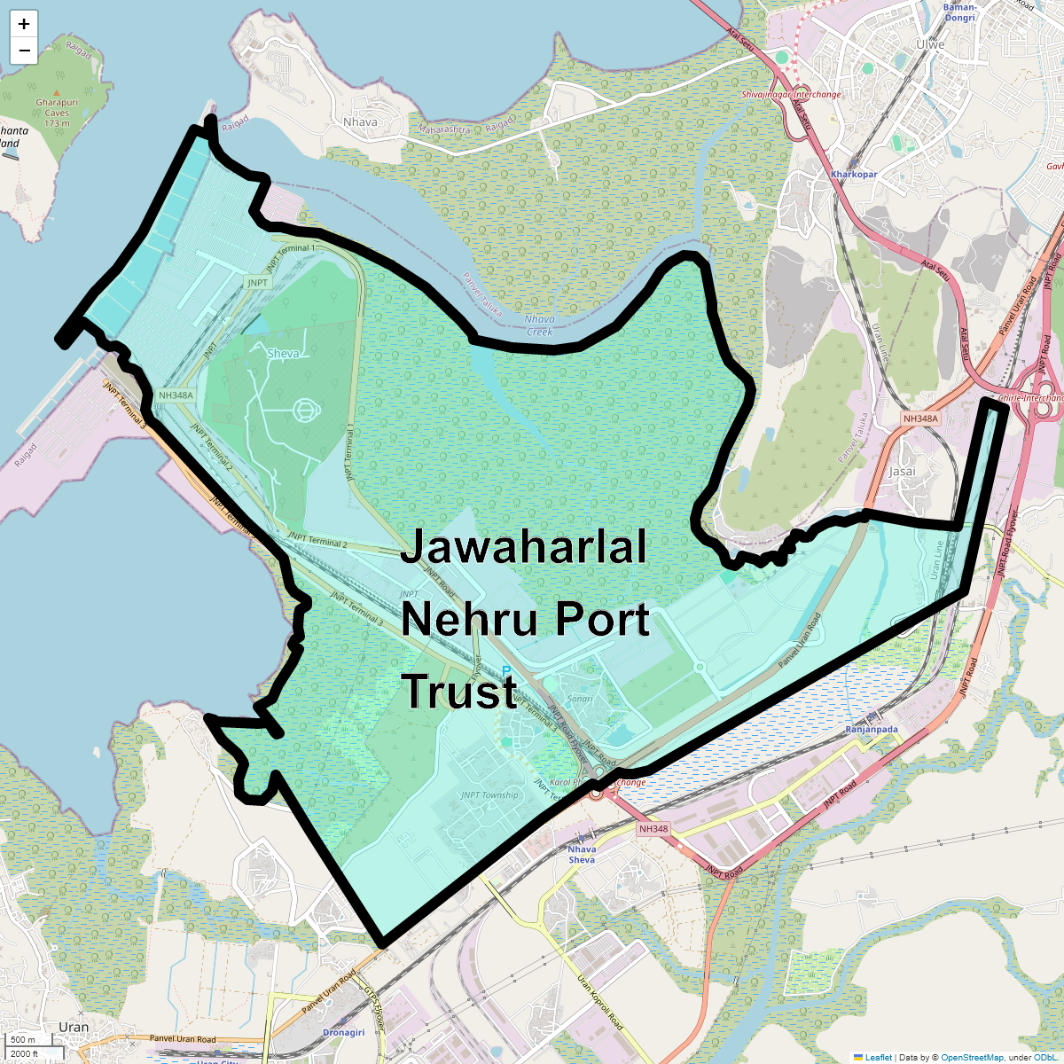 Jawaharlal Nehru Port Trust, Navi mumbai: Property Rates, Map, Photos ...