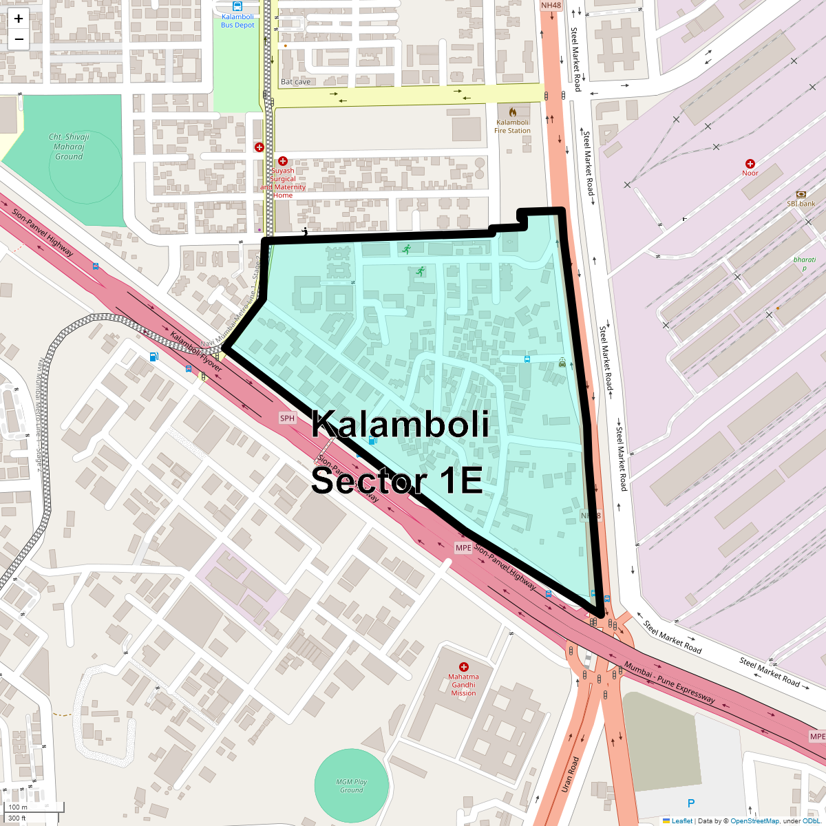 Sector 1 Kalamboli, Navi mumbai: Map, Photos and Videos, Property Rates ...