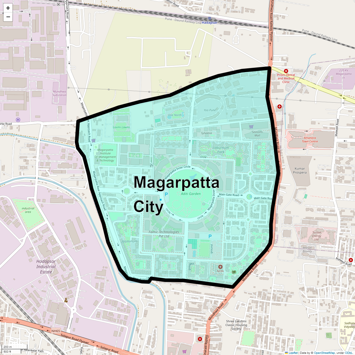 Magarpatta City Erica Floor Plans - Magarpatta, Pune