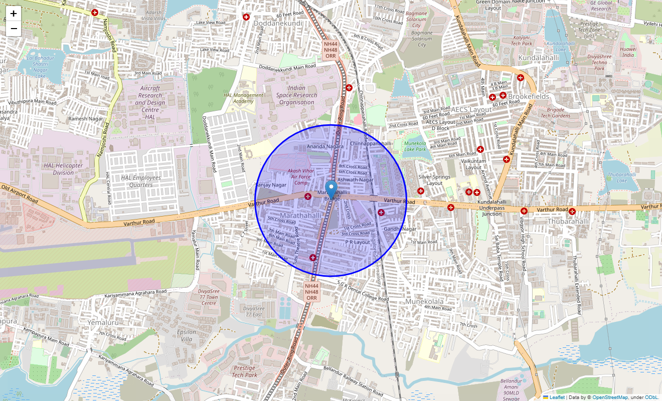 Marathahalli Sarjapur Outer Ring Road, Bangalore: Map, Photos and ...