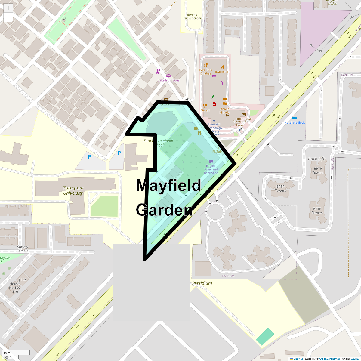 SS Mayfield Gardens Floor Plans - Sector 51, Gurgaon