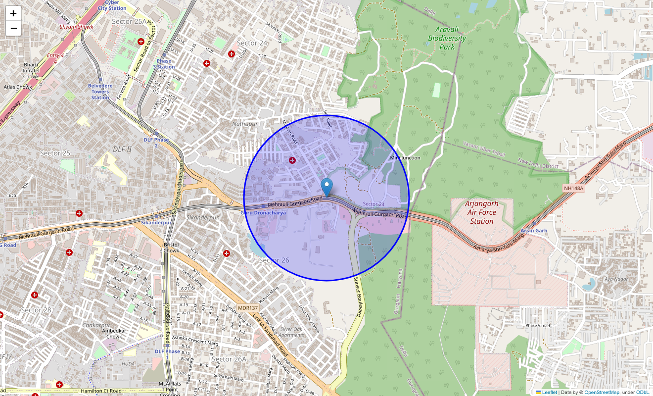 Mehrauli Gurgaon Road, Delhi: Property Rates, Map, Photos & Videos, Reviews