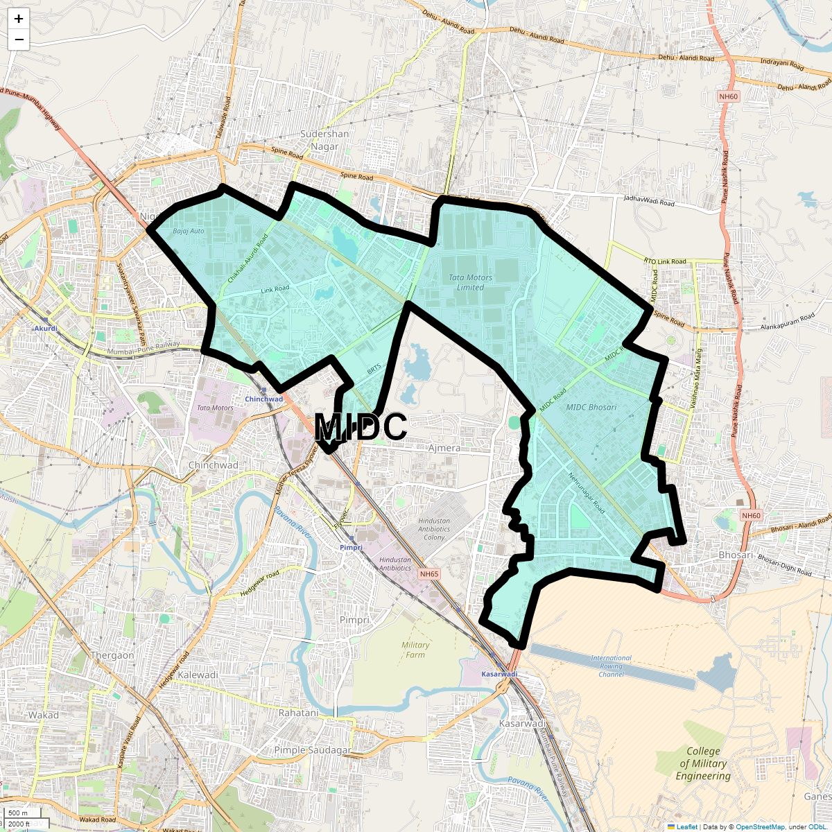 MIDC Pune Overview - Map, Property Rates, Projects, Reviews, Photos & Info