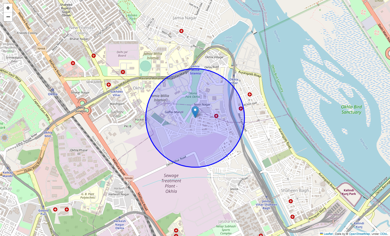 Okhla, Delhi: Map, Photos and Videos, Property Rates, Ratings and Reviews