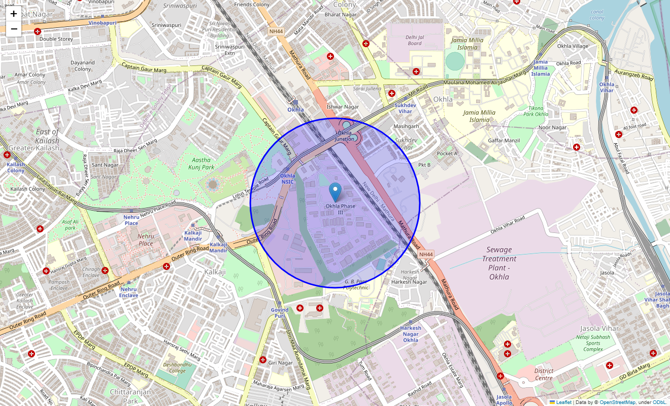 Okhla Industrial Estate Phase 3 Delhi Overview - Map, Property Rates ...