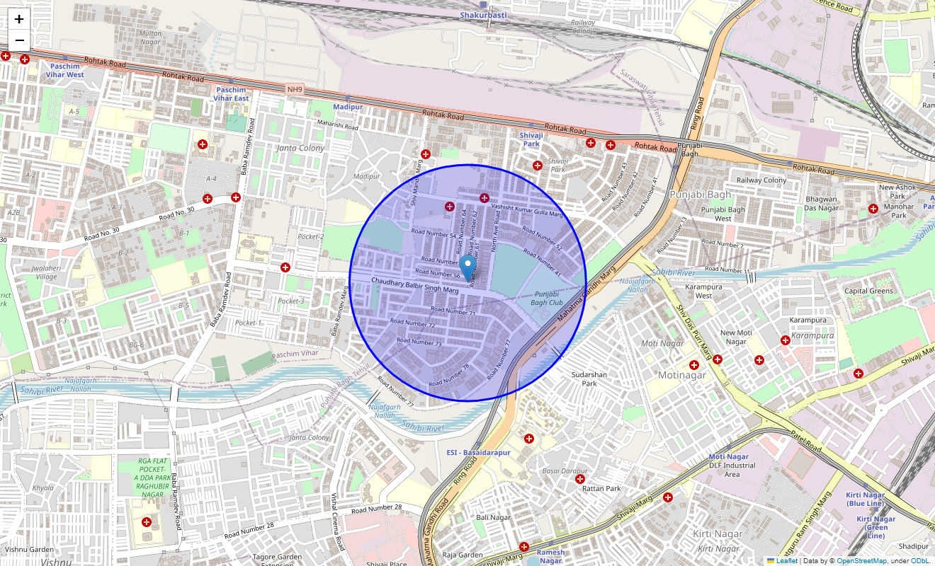 Punjabi Bagh, Delhi: Map, Photos and Videos, Property Rates, Ratings ...