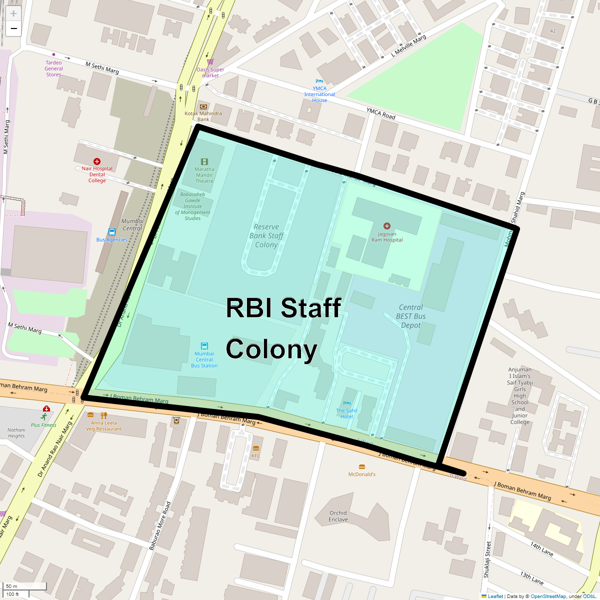 Rbi Staff Colony, Mumbai: Property Rates, Map, Photos & Videos, Reviews