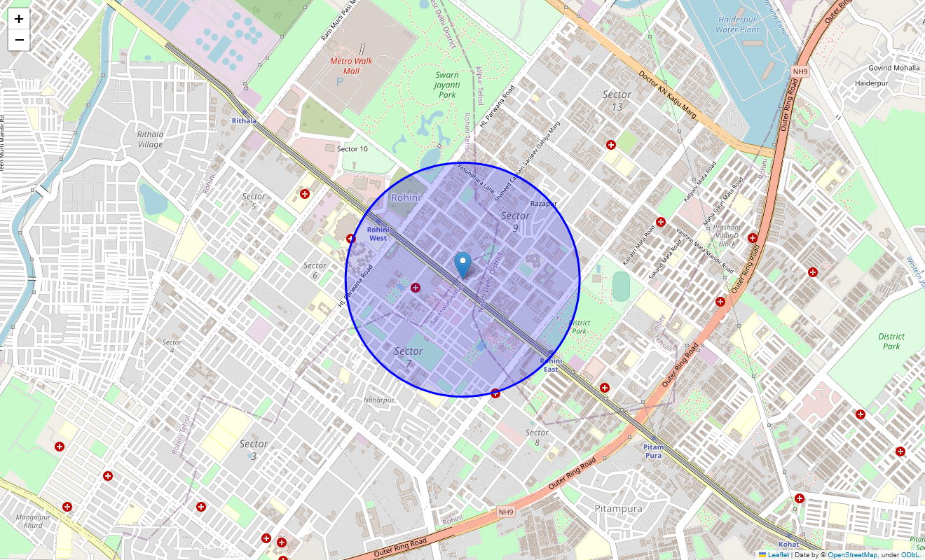 Rohini Sector 9, Delhi: Property Rates, Map, Photos & Videos, Reviews