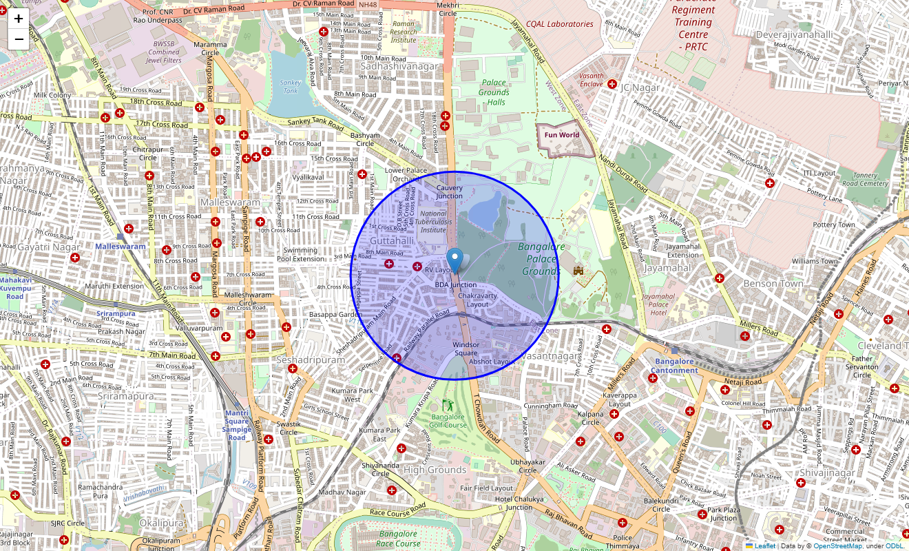 Sankey Road Bangalore Overview - Map, Property Rates, Projects, Reviews ...