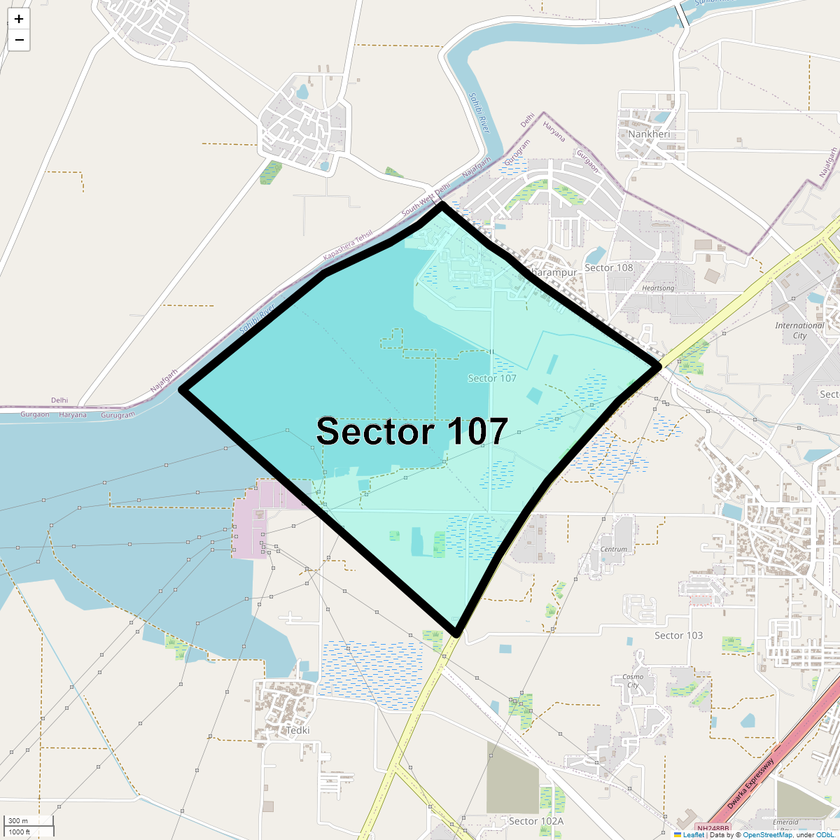 Sector 107 Gurgaon Overview - Map, Property Rates, Projects, Reviews ...