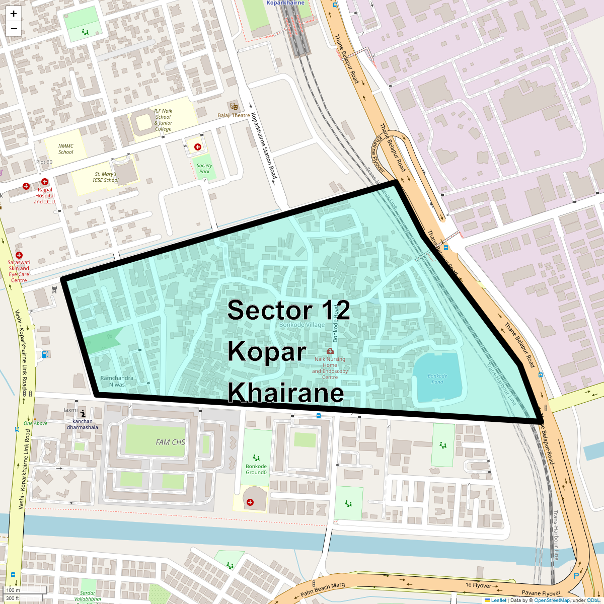 Sector 12 Kopar Khairane, Navi mumbai: Property Rates, Map, Photos ...