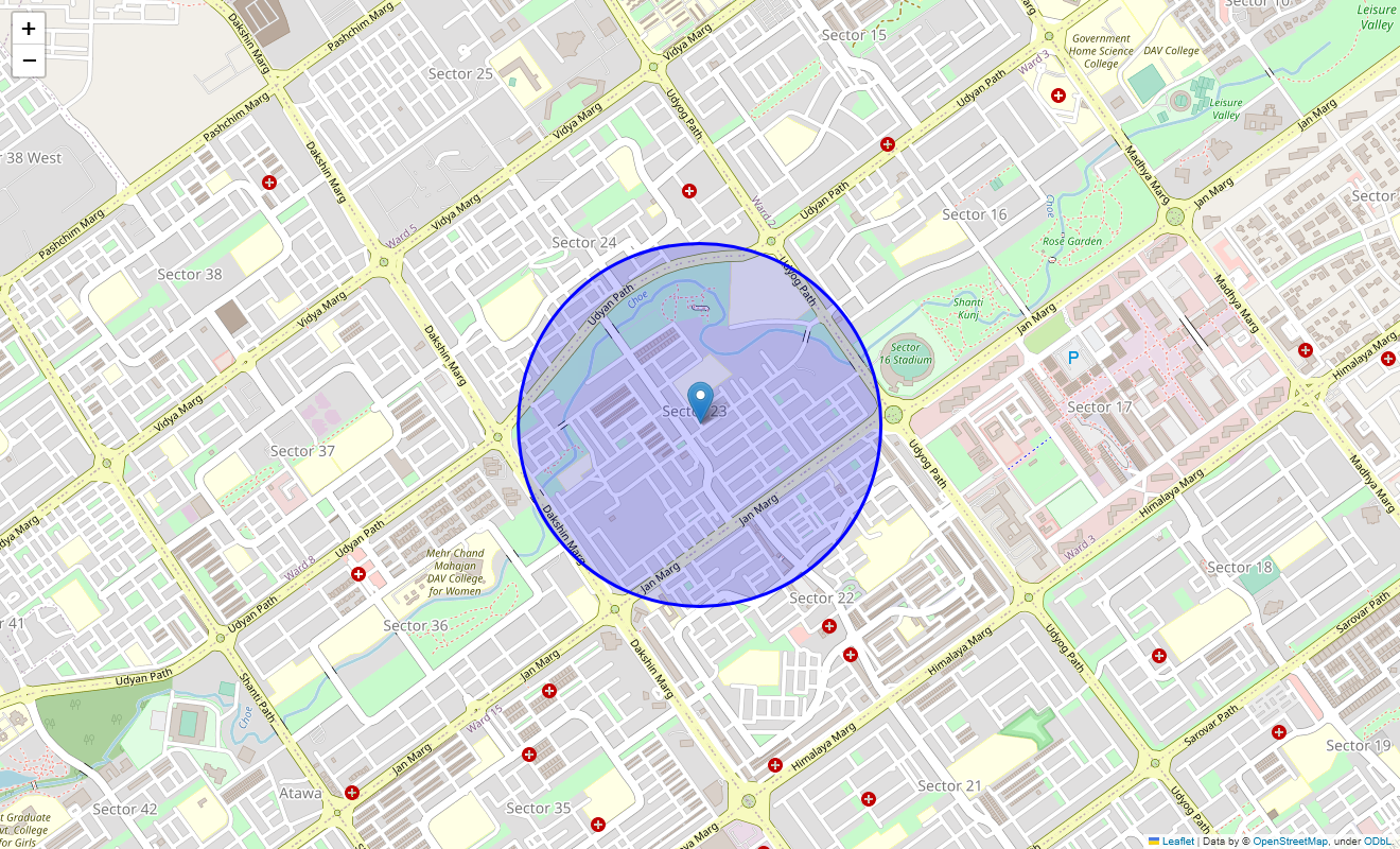 Sector 25, Chandigarh: Map, Photos and Videos, Property Rates, Ratings ...