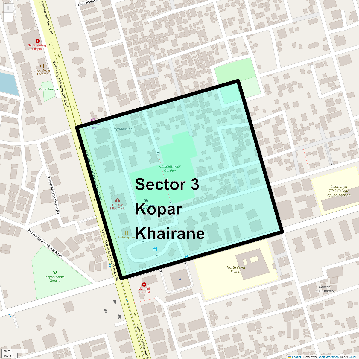 Sector 3 Kopar Khairane, Navi mumbai: Property Rates, Map, Photos ...