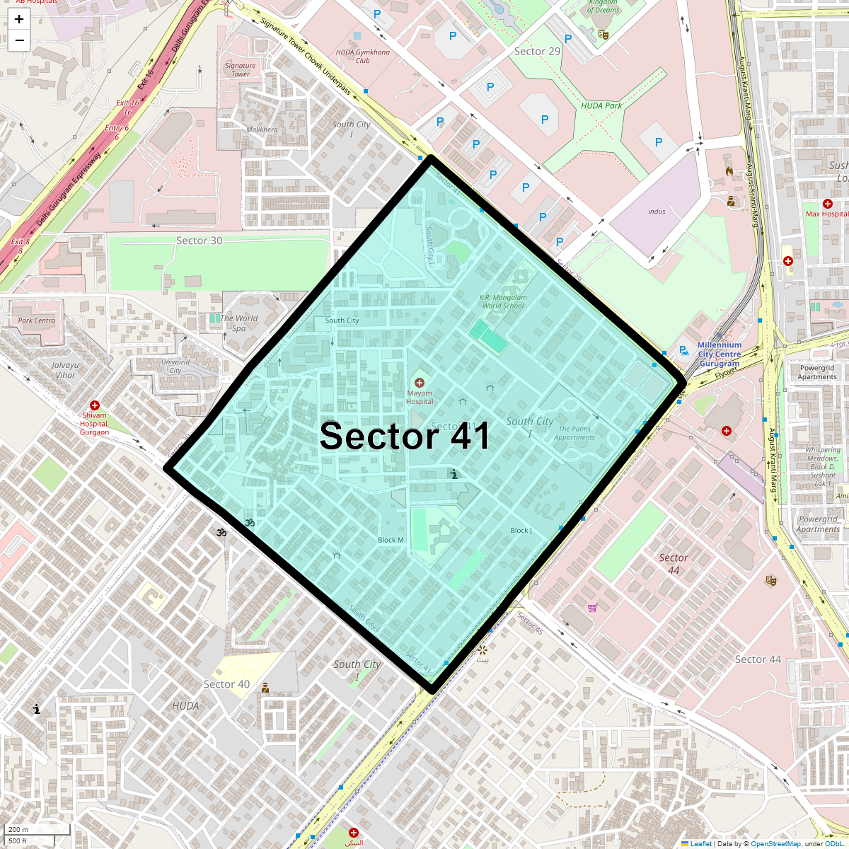 Sector 41, Gurgaon: Property Rates, Map, Photos & Videos, Reviews