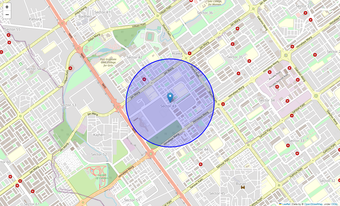 Sector 43, Chandigarh: Property Rates, Map, Photos & Videos, Reviews