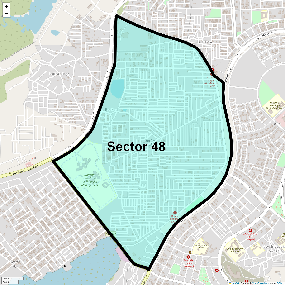 Sector 48, Faridabad: Property Rates, Map, Photos & Videos, Reviews