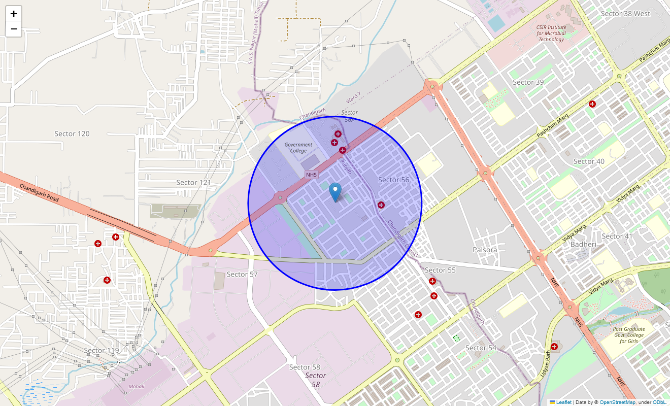 Sector 56, Chandigarh: Property Rates, Map, Photos & Videos, Reviews