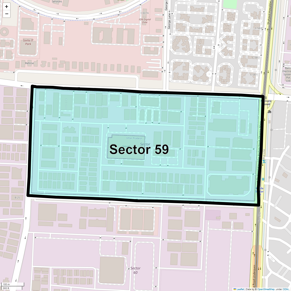 Sector 59 Noida Overview - Map, Property Rates, Projects, Reviews ...