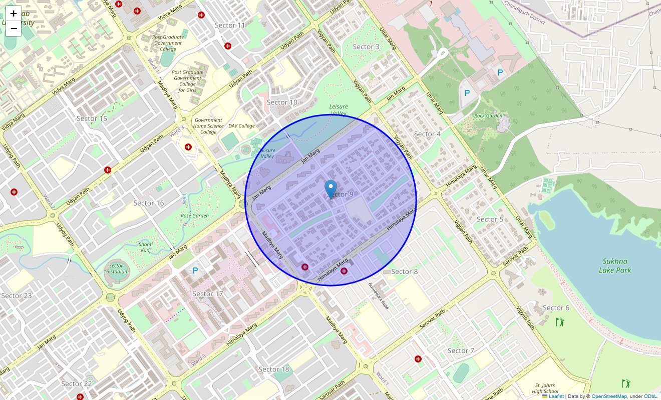 Sector 9, Chandigarh: Property Rates, Map, Photos & Videos, Reviews