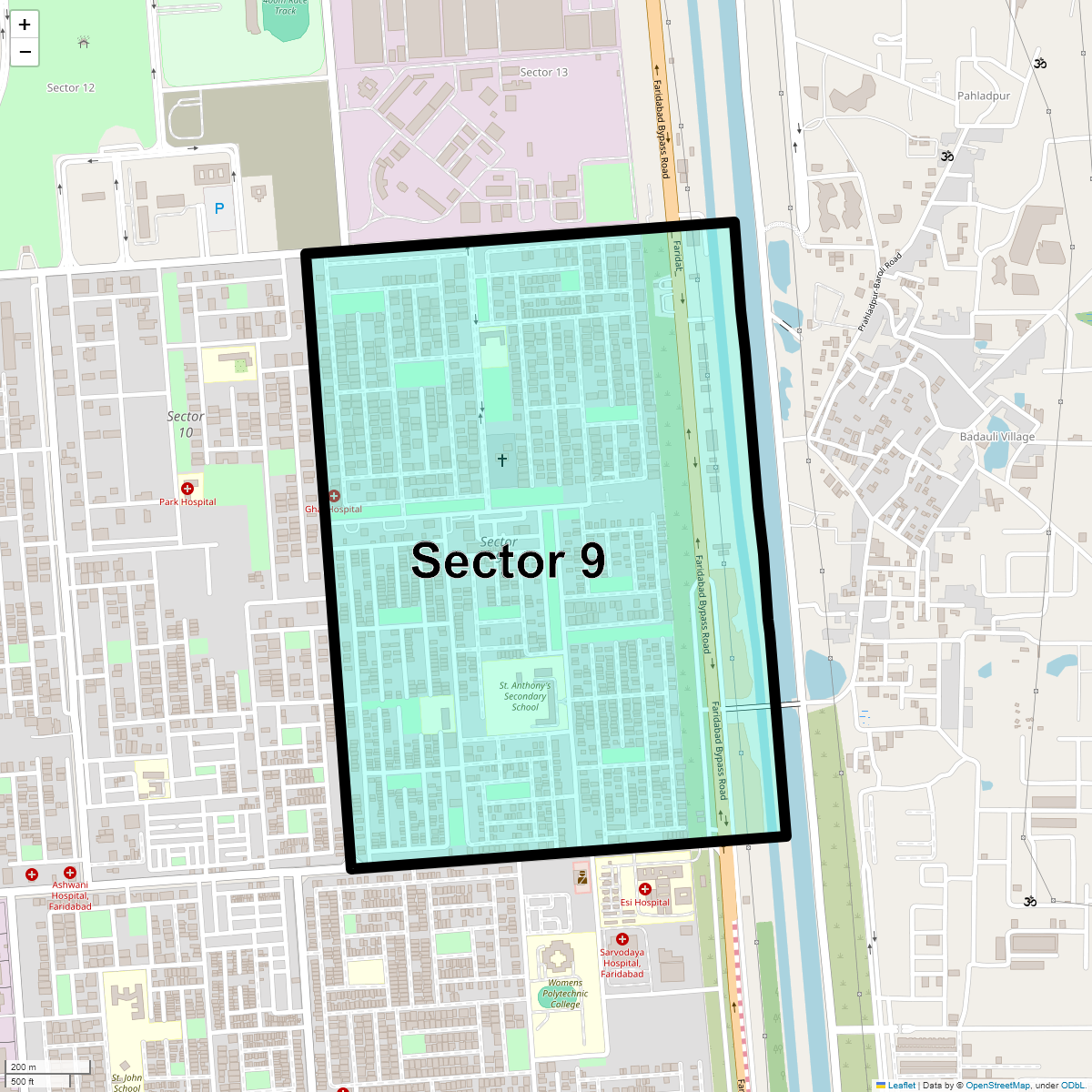 Sector 9, Faridabad: Property Rates, Map, Photos & Videos, Reviews