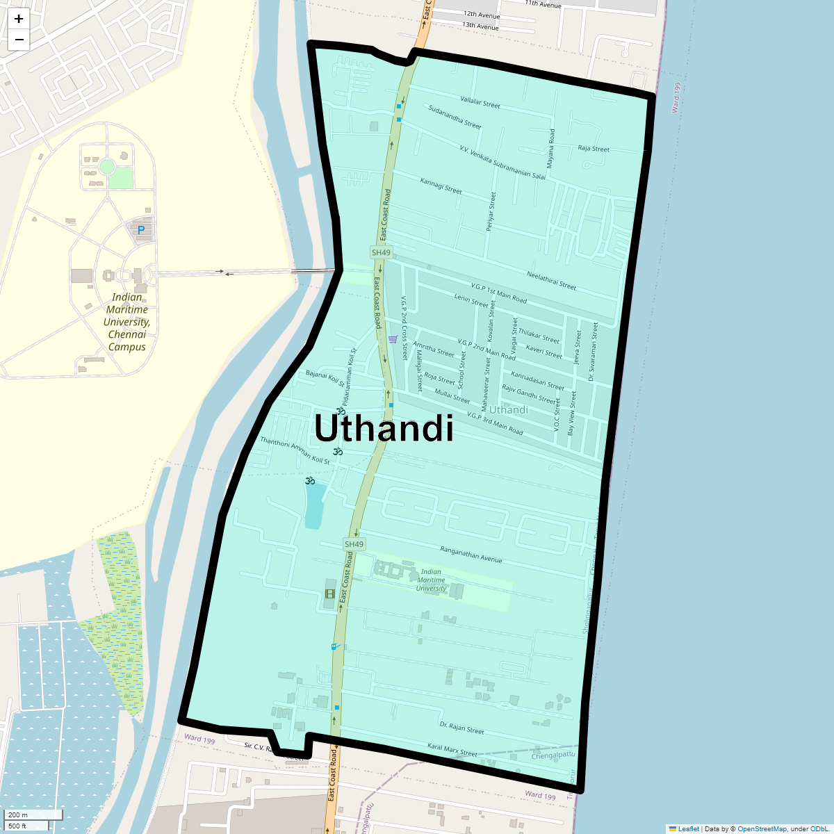 Uthandi Chennai Overview - Map, Property Rates, Projects, Reviews ...