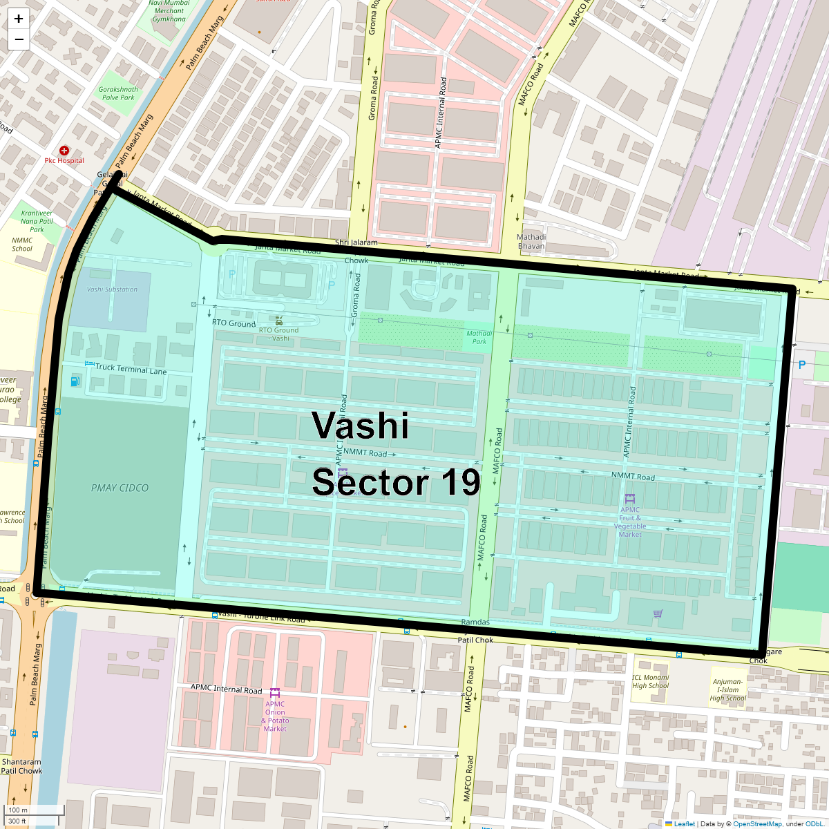Vashi Sector 19 Navi Mumbai Overview - Map, Property Rates, Projects ...