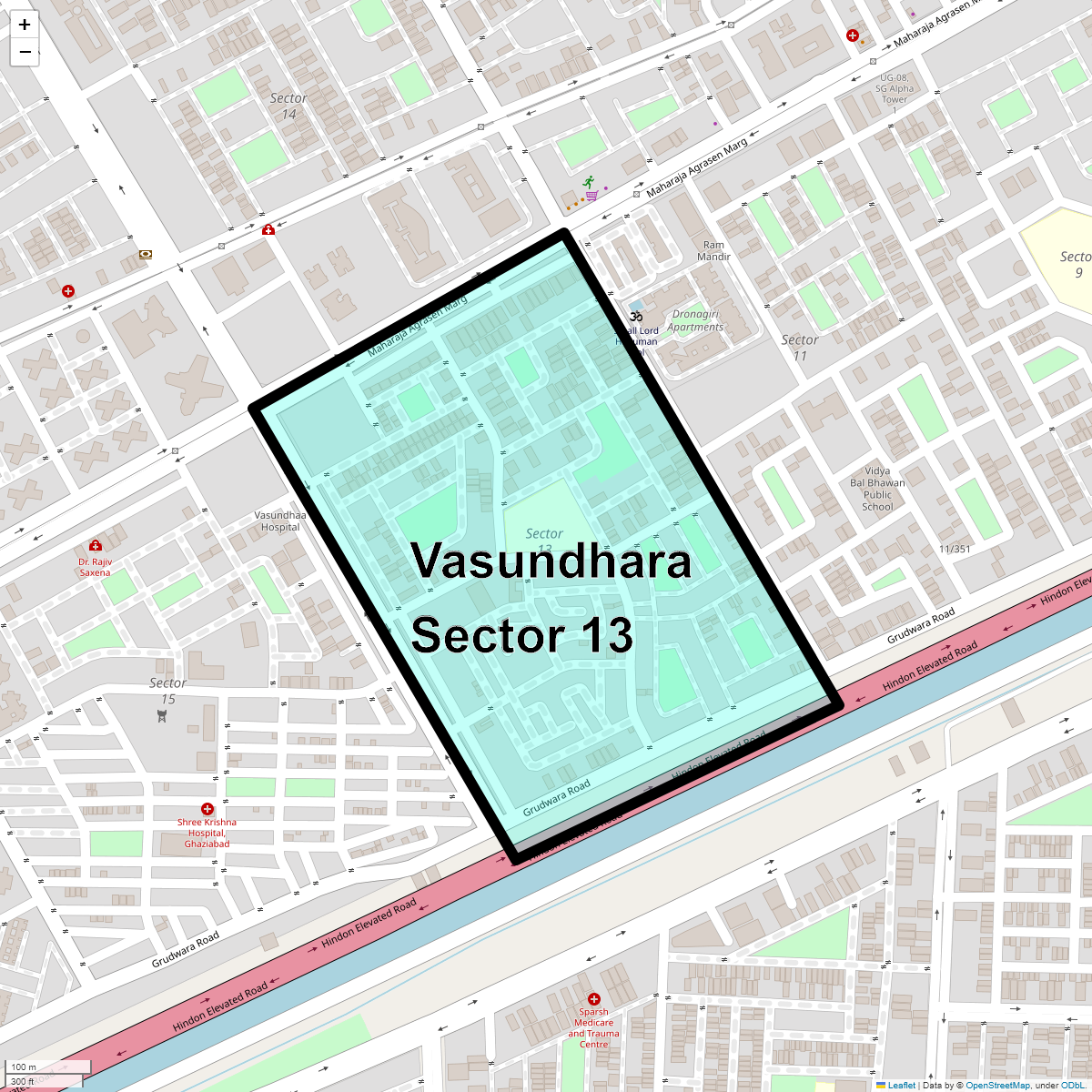 Vasundhara Complex Floor Plans - Vasundhara Sector 16, Ghaziabad