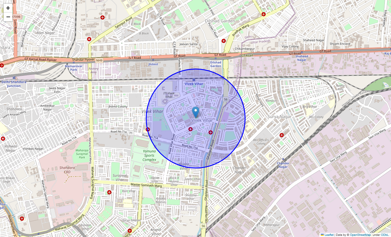 Vivek Vihar Phase 1 Delhi Overview - Map, Property Rates, Projects ...