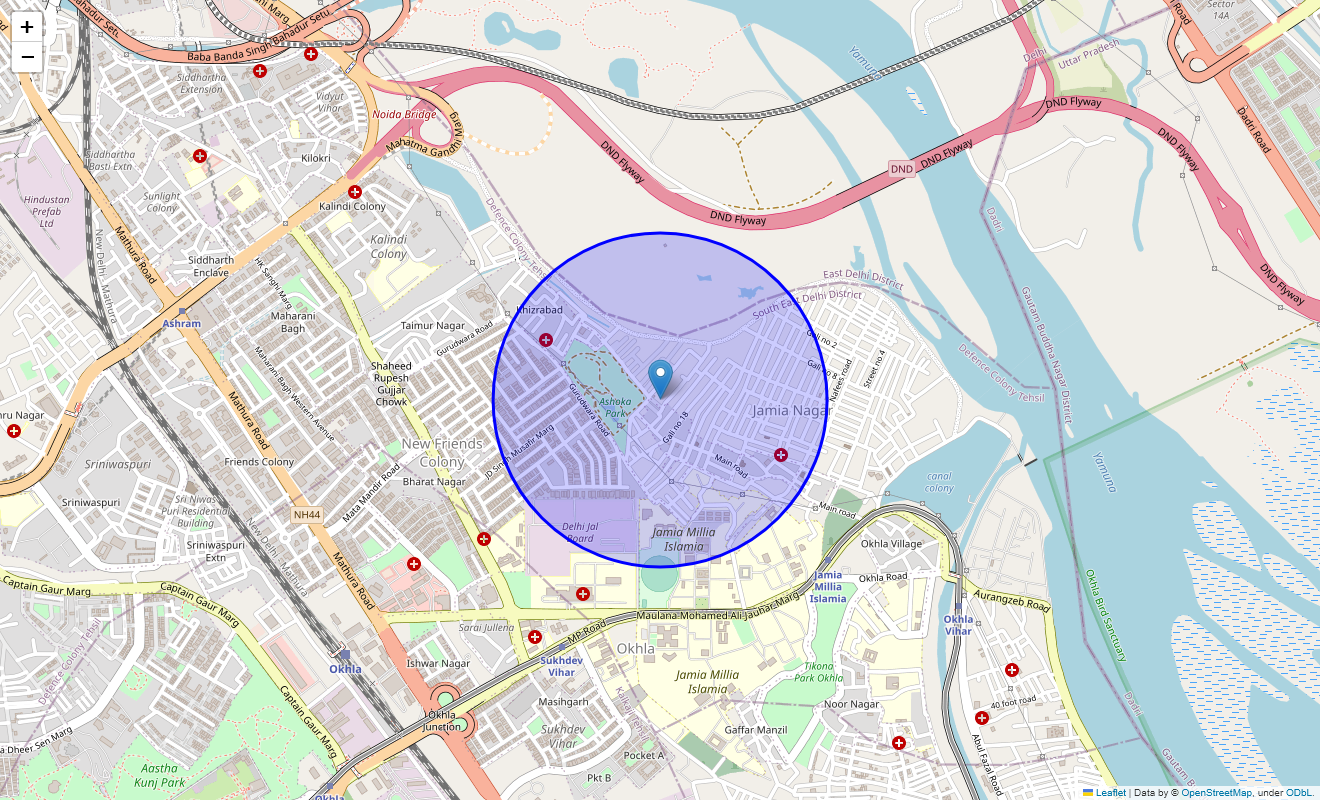 Okhla, Delhi: Map, Photos and Videos, Property Rates, Ratings and Reviews