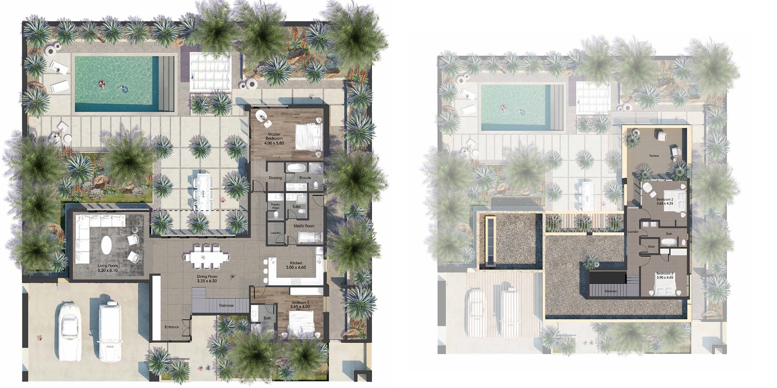 Imkan Al Jurf Gardens Floor Plans - Unit Plans in Ghantoot, Abu Dhabi