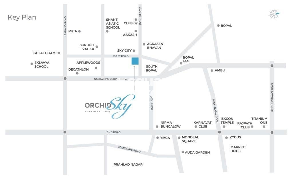 Gala Orchid Sky in Shela, Ahmedabad @ 56.74 Lac - Floor Plans, Location ...