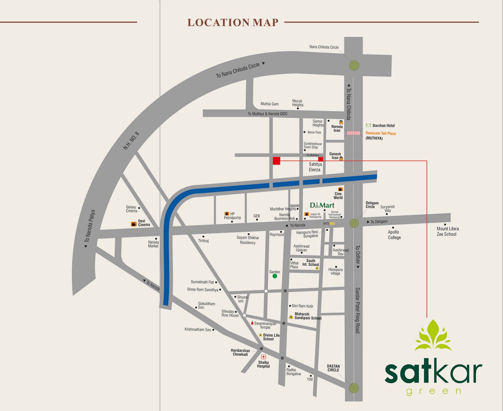 Krishna Satkar Green Nava Naroda Ahmedabad | Price List, Floor Plan ...
